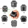 Fidget Cube Stress Relieving Toy, 6 Features for Anxiety and Focus ...