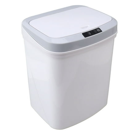 Motion Sensor Trash Can,16L Intelligent Sensor Garbage Intelligent ...