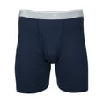 "George Men's Regular Leg Boxer Briefs, 6-Pack, Ringspun Cotton ...