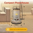 Kero World, Indoor Kerosene Heater, 23,800-BTU Convection, Gray ...