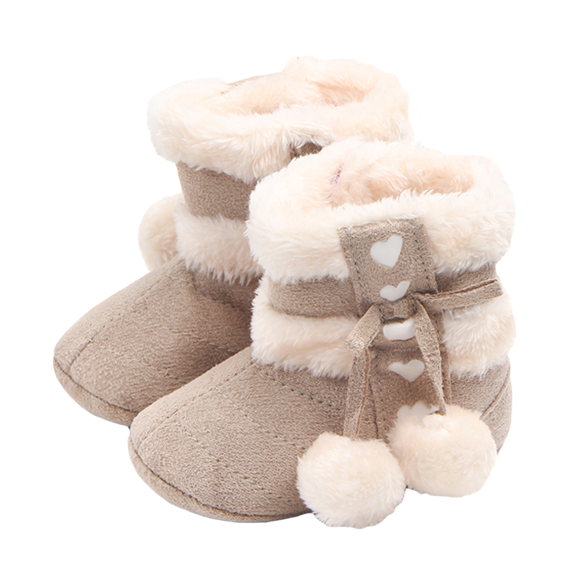 Click here for Kmbangi Newborn Girls Winter Boots  Cute Bow Plush... prices