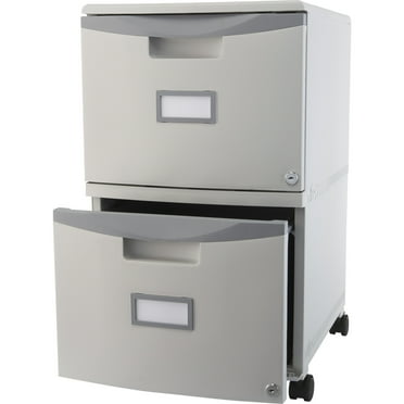 Storex Single-Drawer Mini File Cabinet with Lock, Legal/Letter ...
