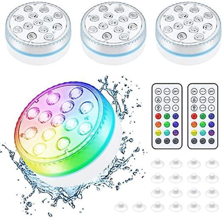 Lepai Hot Tub Lights, Submersible Led Lights With Remote Control ...