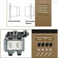 Sarapandan IP66 outdoor wall socket socket garden socket outdoor socket ...