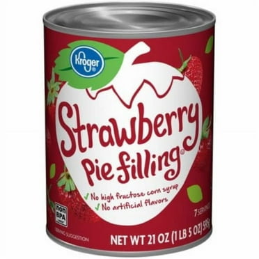 Duncan Hines Comstock Premium Strawberry Pie Filling & Topping, 21 oz ...