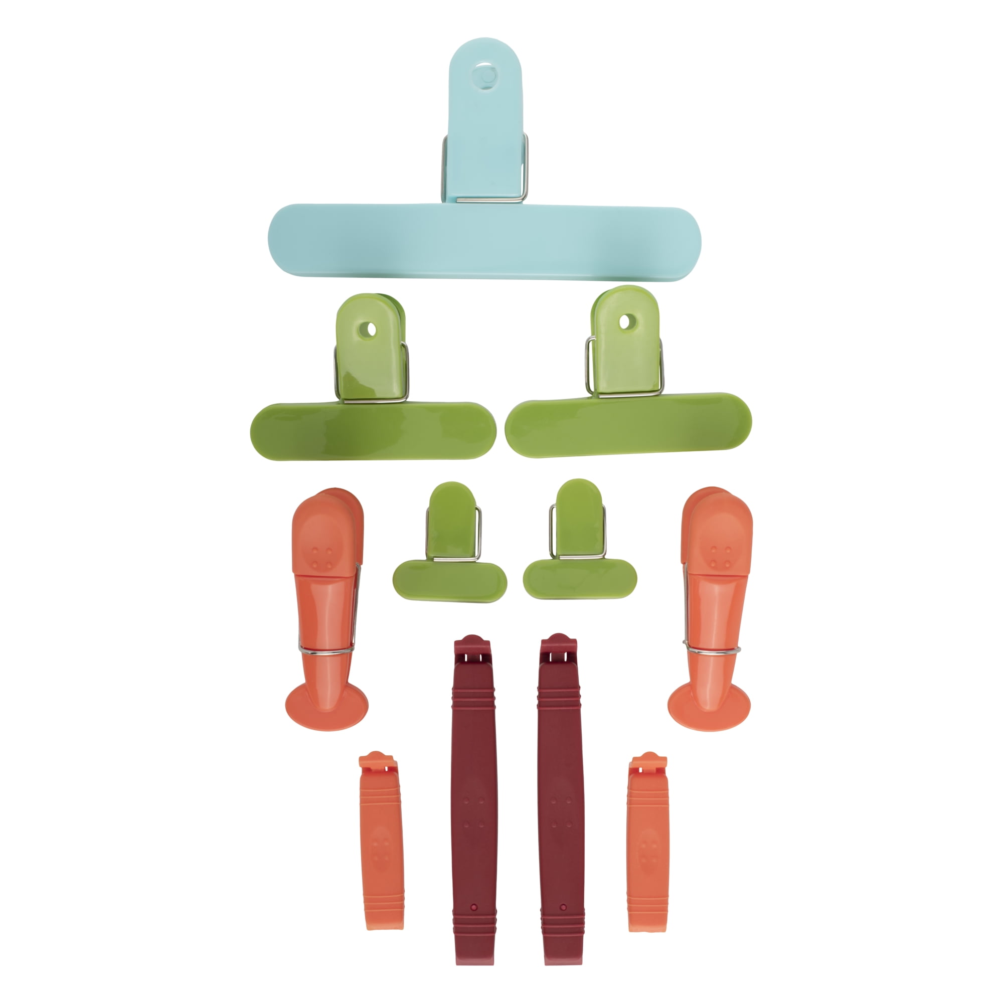 GoodCook PROfreshionals 11-Piece Plastic Bag Clips Set, Multicolor ...