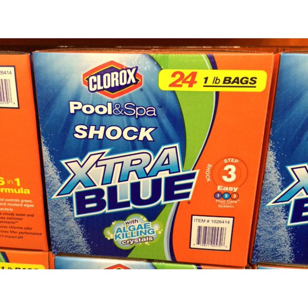 Clorox Pool&Spa Shock Xtra Blue, 24 lbs - Walmart.com