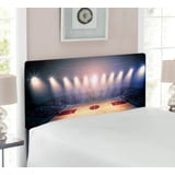 Basketball Headboard, Crowded Basketball Arena Just Before Game Starts ...