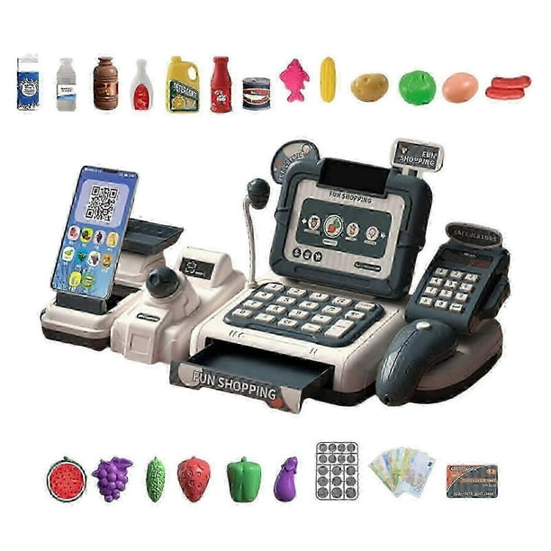 2025 Cash Register Playset with Lights and Sounds Store for Girls ...