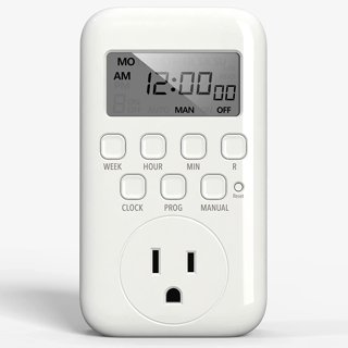Outdoor Smart WiFi Plug, HBN Heavy Duty Wi-Fi Timer with Two Grounded ...