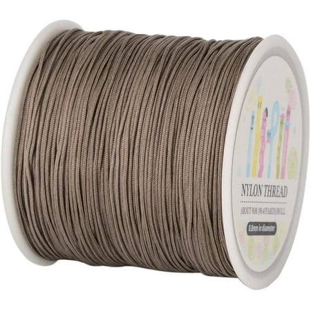 HTAIGUO 100 Yards 0.8mm Nylon Beading String, Chinese Knotting Cord ...