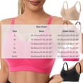 Antinious Ladies Plus Size Solid Padded Wireless Lifting Beautiful Back ...