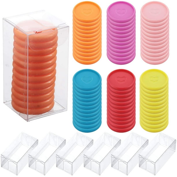 72 Pieces Binding Ring Discs Plastic Expander Discs Discbound Expander ...