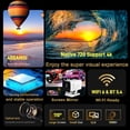 [Built-in Apps & 2025 Upgraded] Mini Portable Smart Projector with WiFi ...