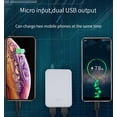 Lithium Ion Power Bank 5V 2A 5000mAh Portable Charger with USB Cable ...