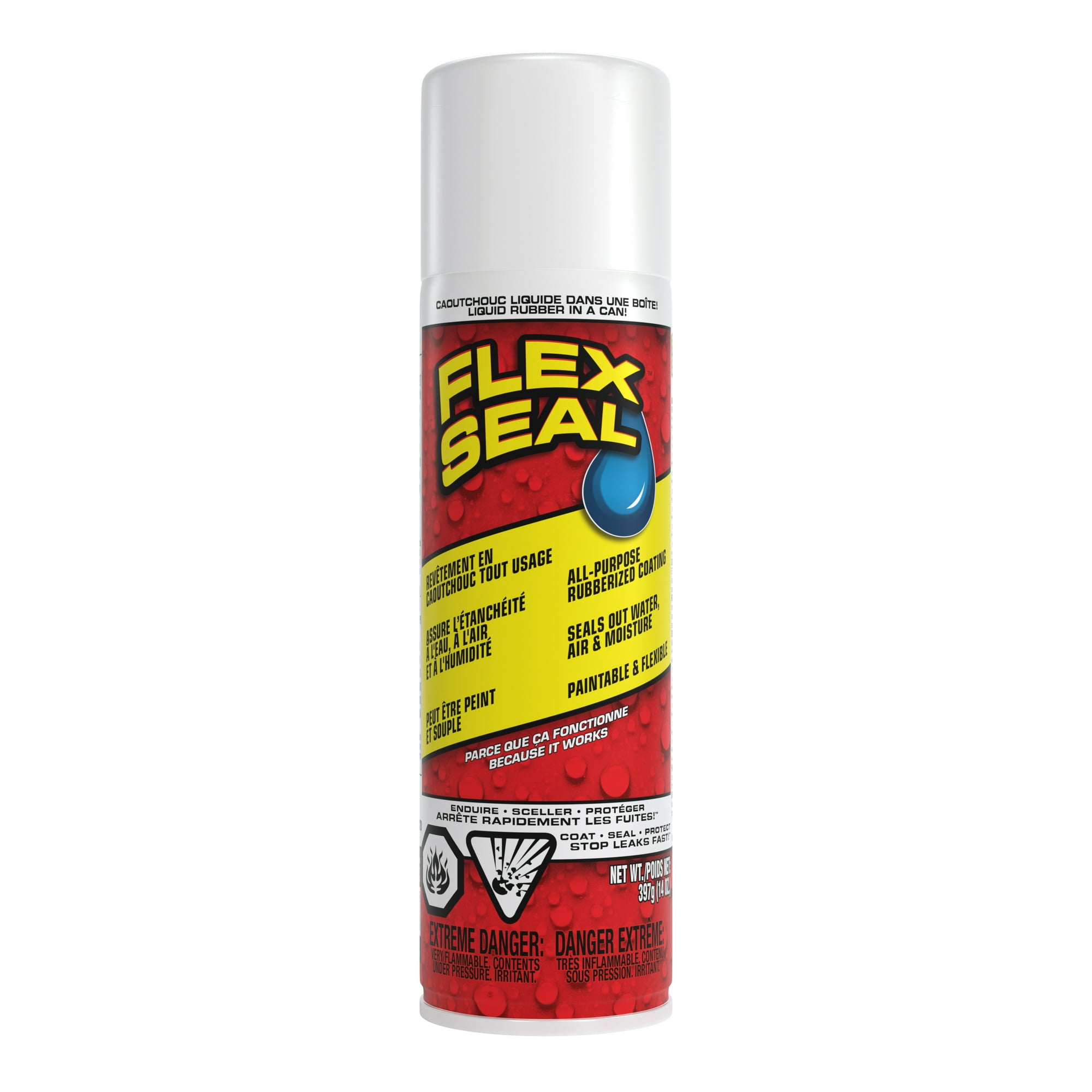 Click here for Flex Seal Spray White 14 Oz Liquid Rubber Sealant... prices