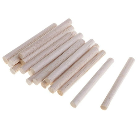 Balsa Wood Round Sticks Wooding Supplies Wood Dowel Rod for Artists ...