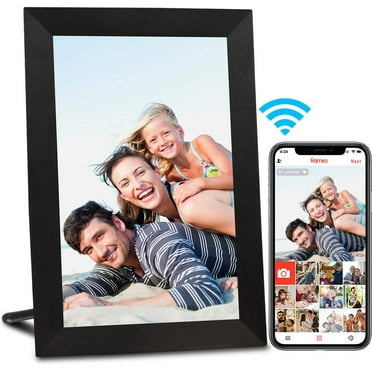 Simply Smart Home PhotoShare 8" Smart Digital Picure Frame in Espresso ...