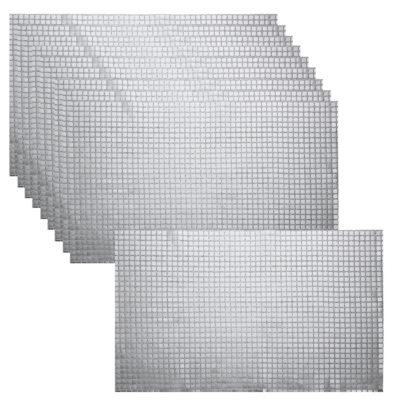 Click here for Uxcell 10pcs Shiny Mirror Placemats  11.8 X 17.7 S... prices