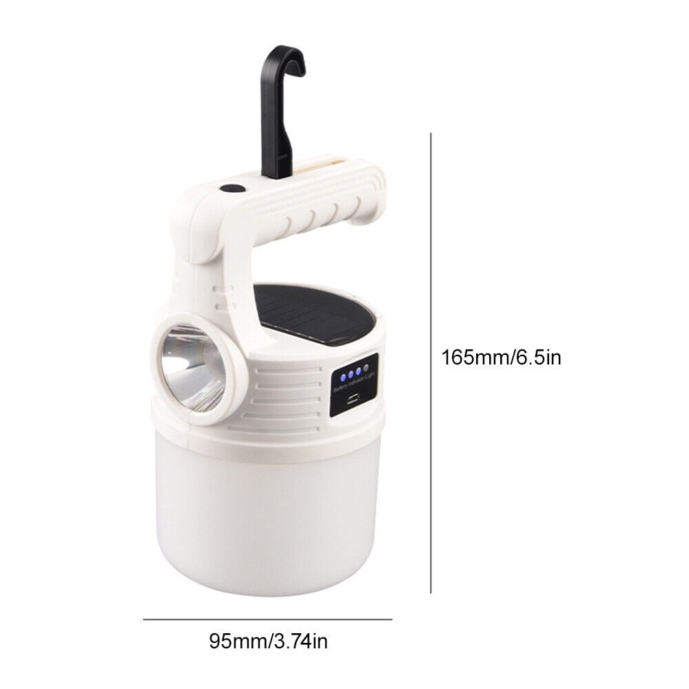 occkic Portable LED Solar Camping Light Lantern Outdoor Tent Lamp ...