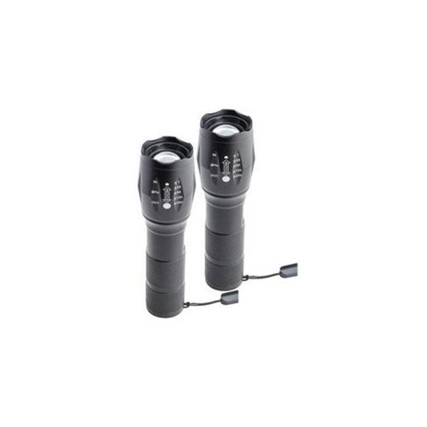 Itek 2TZF60706 MegaLight Tactical LED Flashlight - Pack of 2 - Walmart ...