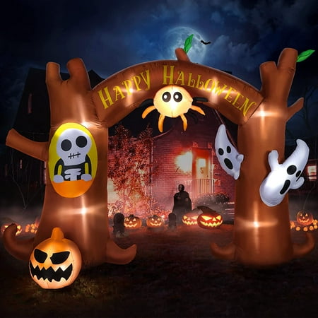 HOOJO 10.5 FT Length Halloween Inflatables, Halloween Decororation ...