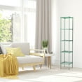 Design Ideas MeshWorks 5 Tier Metal Storage Shelving Unit Tower, Sage ...