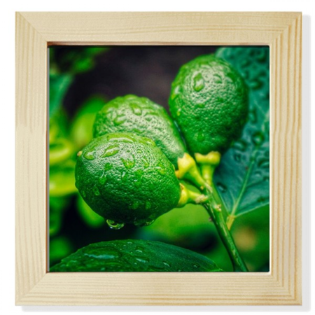 Fresh Fruits Lemon Picture Photography Square Picture Frame Wall ...