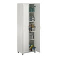 Systembuild Evolution Kendall 24" Utility Garage Storage Cabinet, White ...