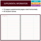 Elan Publishing's Class Record Book, Extra-Large Blocks, 40 Students ...