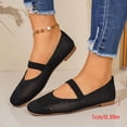 Bkhluea Women Hollow Mesh Single Strap Mary Jane Breathable Flat Shoes ...