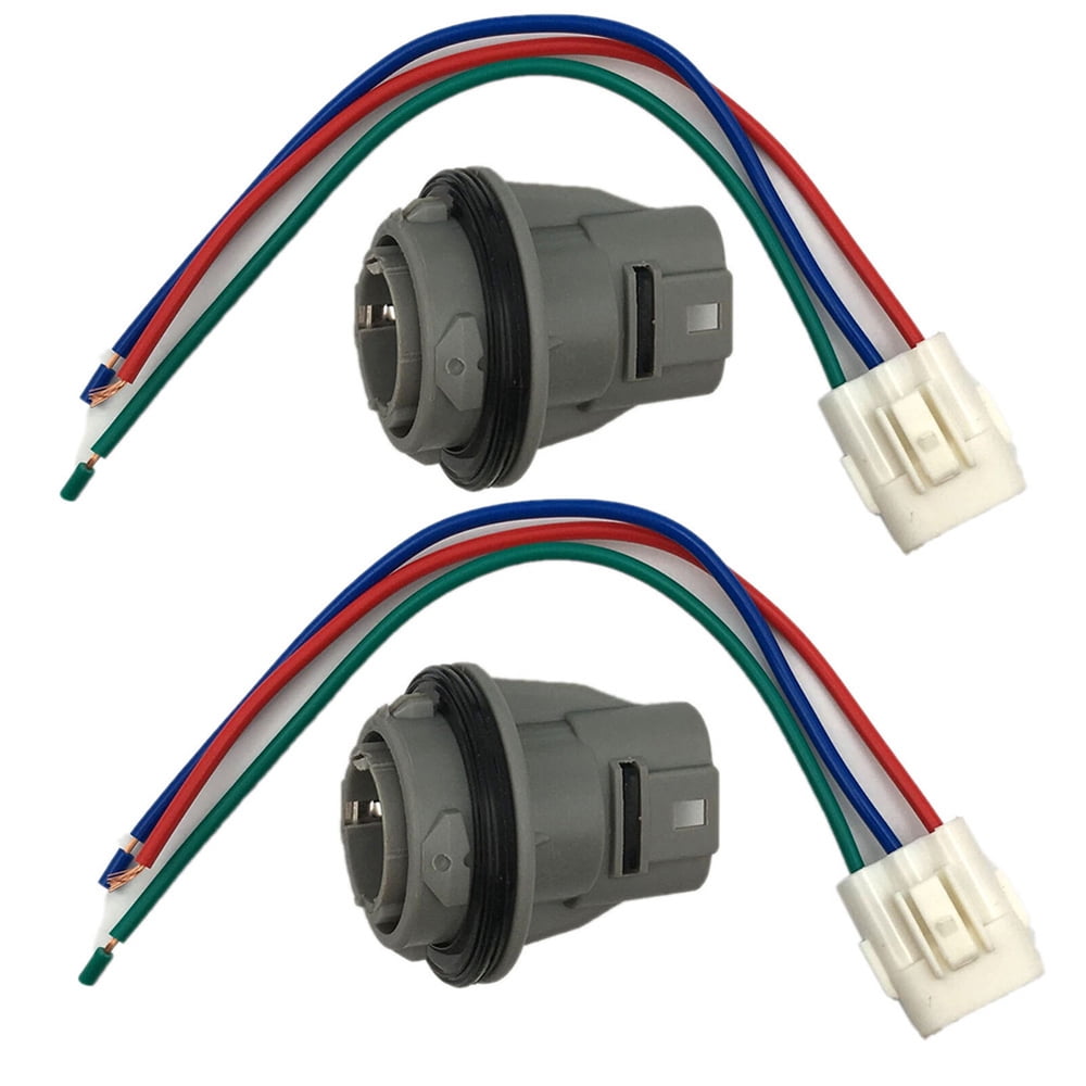 Wire Harness Connectors 2-Pack Turn Signal Socket Harness - 3-Wire Kit ...