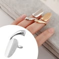 Alloy Texture Fashion Nail Ring Extend Finger Hand Ornaments Decoration ...
