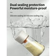 Glass Salt Shaker with Adjustable Lid - Quantitative Spice Dispenser ...