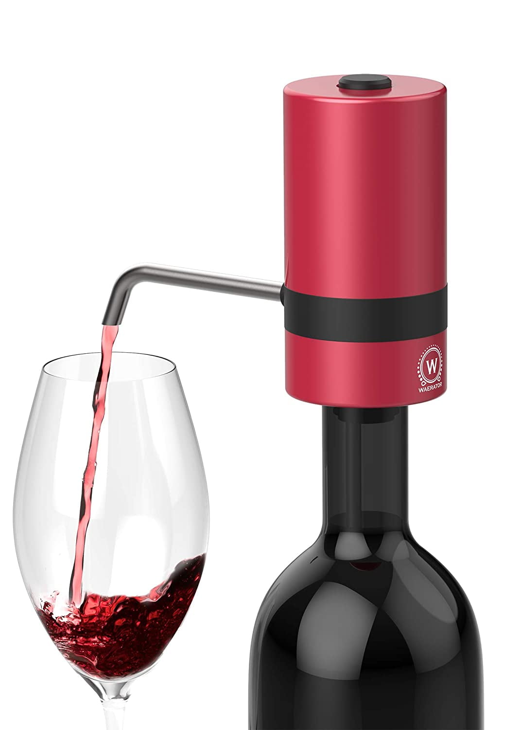 Waerator W2 Luxurious Instant 1-Button Electric Wine Aerator for Wine ...