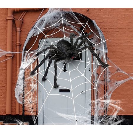Spider Decorations, Scary Spider Web Set Deluxe Edition Package, Scary ...