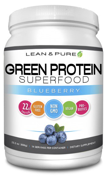 Lean & Pure Protein Green Protein Superfood Olympian Labs 658 gm Powder ...