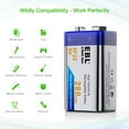 EBL 3-Pack 280mAh 9V Ni-MH Rechargeable Batteries - Walmart.com