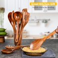 11 PCE wooden spoon cooking, wooden kitchen utensils set, wooden ...