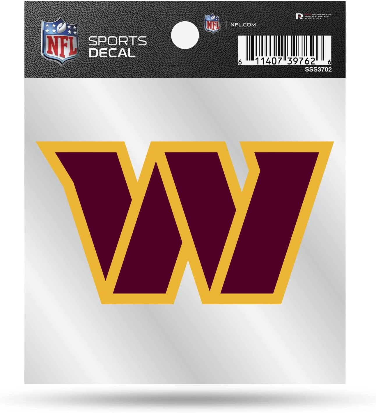 Washington Commanders 4x4 Inch Die Cut Decal Sticker, Primary Logo ...