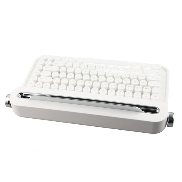 Retro Typewriter Keyboard, 86 Keys Vintage Keyboard, Typewriter Style ...
