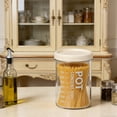 Airtight Food Storage Containers, Transparent Kitchen Jars for Snacks ...