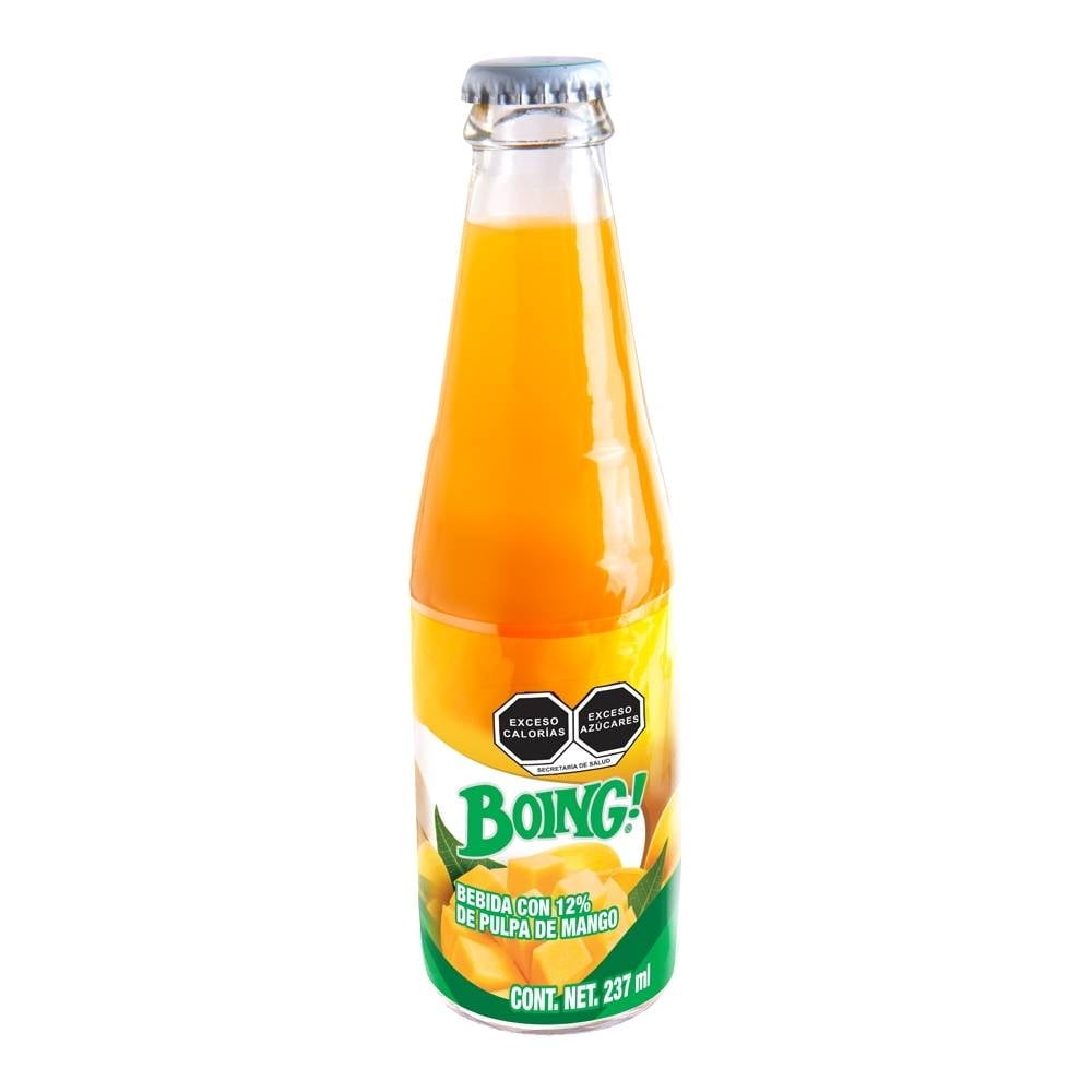 Bebida Boing con 12% de pulpa de mango 237 ml | Walmart en línea