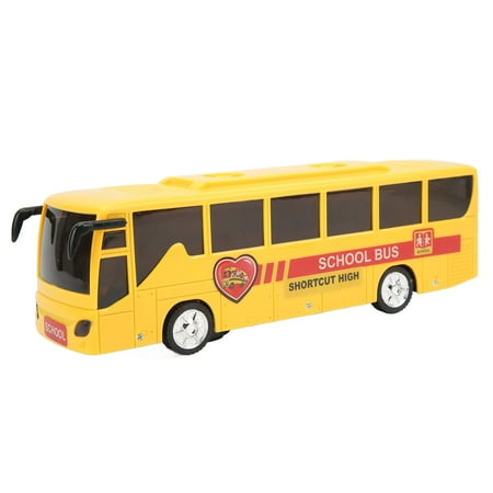School Bus, School Bus Model ABS Compact High Simulation Small Portable ...