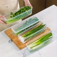 4 Pcs Long Rectangular Food Storage Containers, Plastic Reusable ...