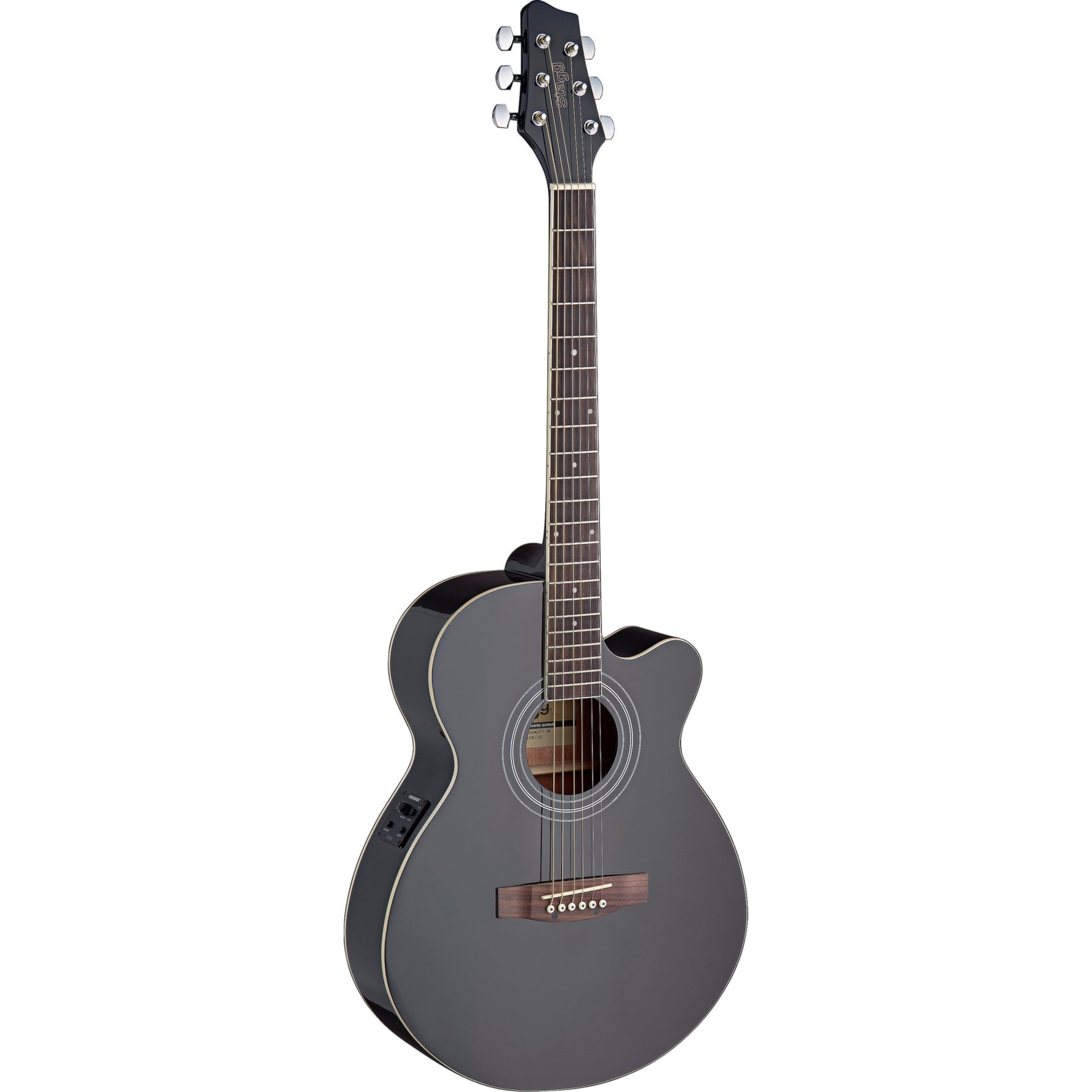 Stagg Music SA40 Acoustic Electric Guitar - Walmart.com