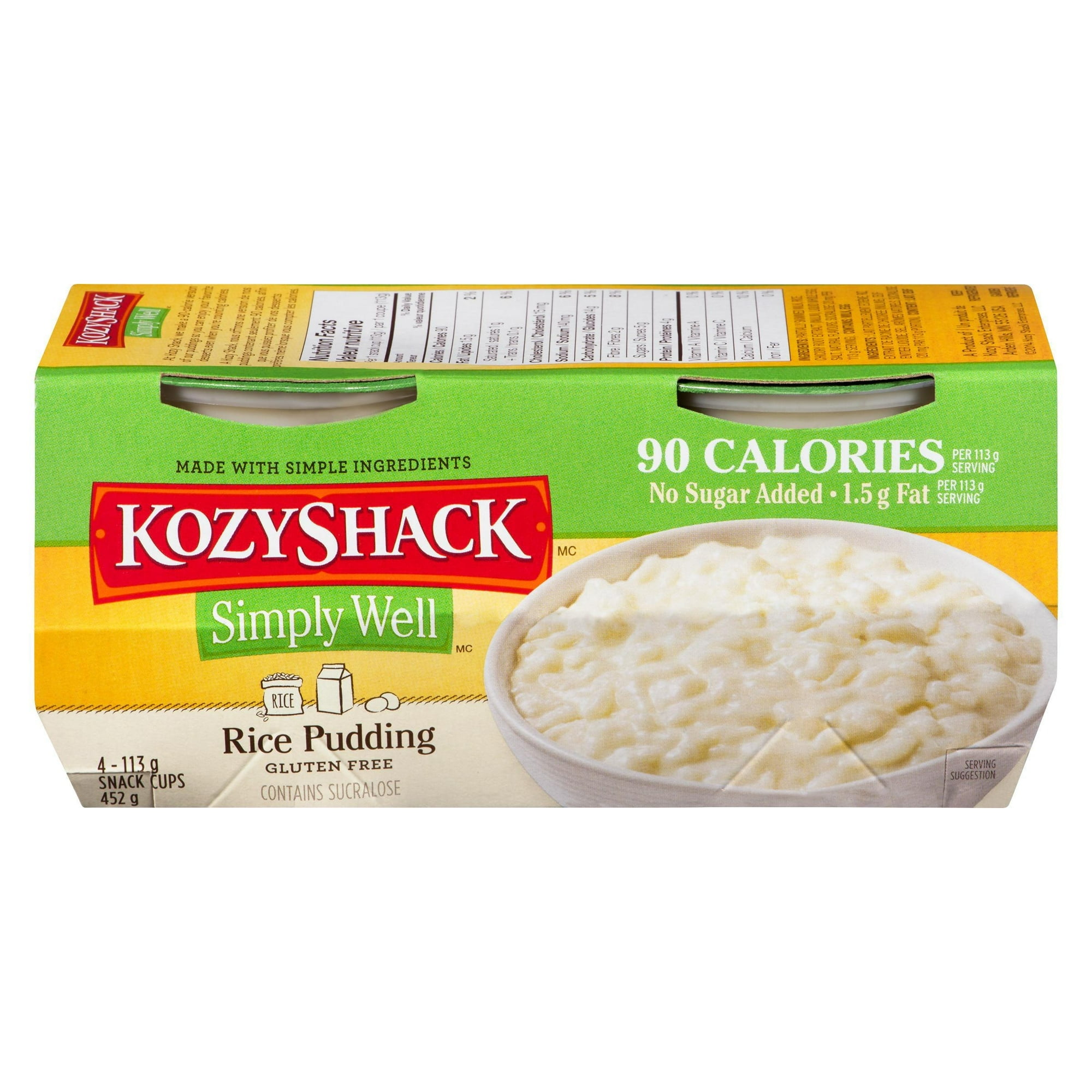 Click here for Kozy Shack Simply Well Rice Pudding 452 G prices