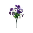 Realistic Artificial Trumpet Flower Bouquets, Faux Greenery Blooms ...