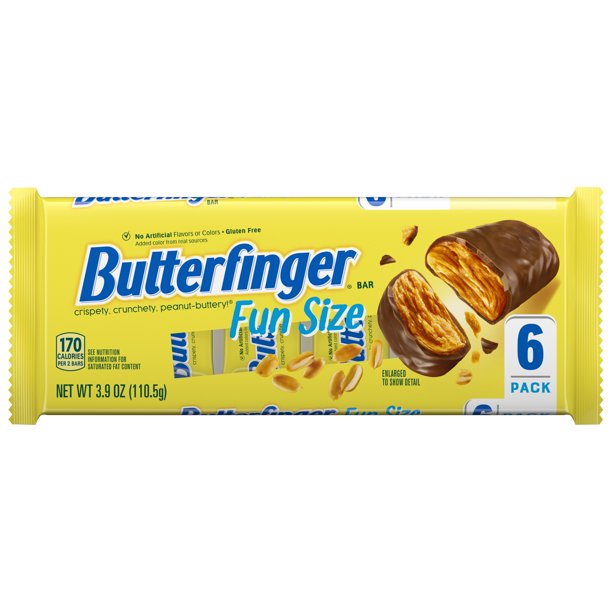 Butterfinger Chocolatey, Peanut-Buttery, Fun Size Candy Bars, Great ...