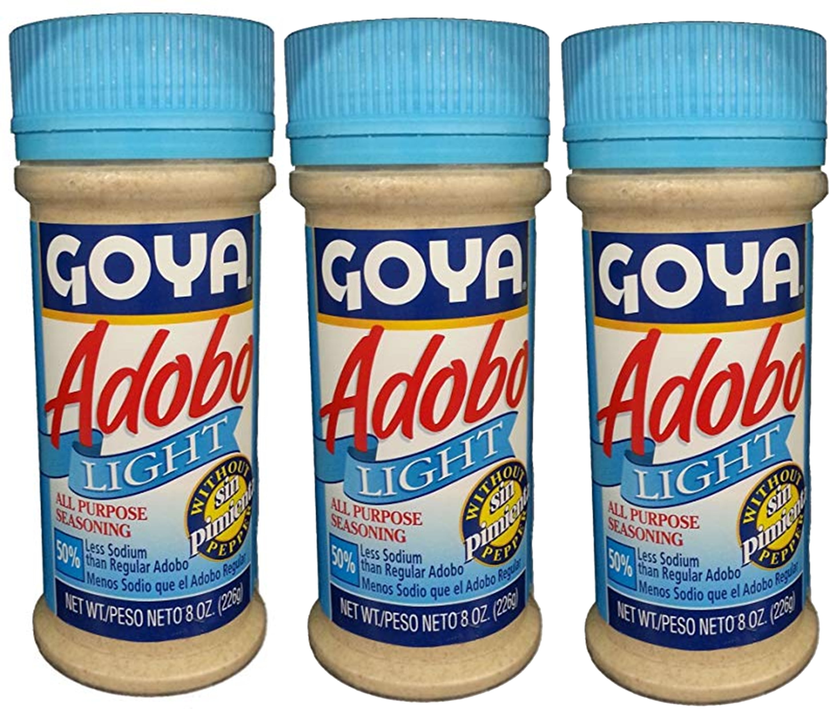 Goya Adobo Light, without Pepper 8 oz, Pack of 3 - Walmart.com